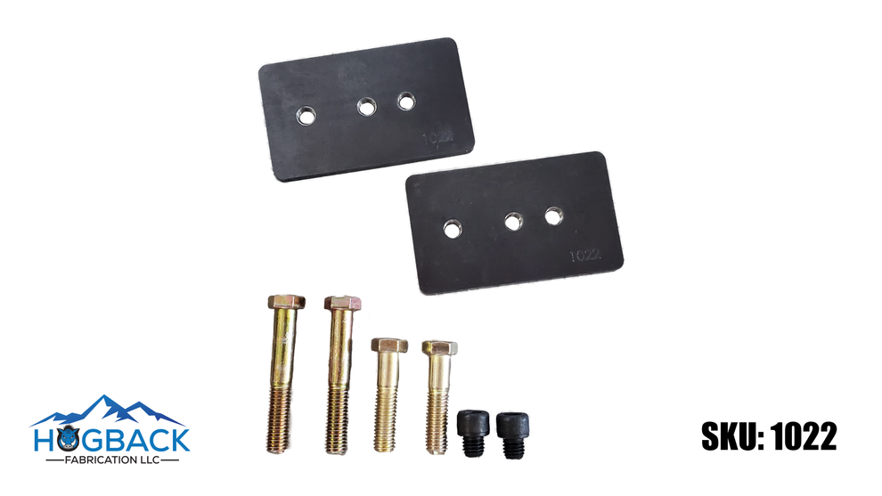 3 inch wide axle relocation plates, 1/2 Inch Center Pin – hogbackfab
