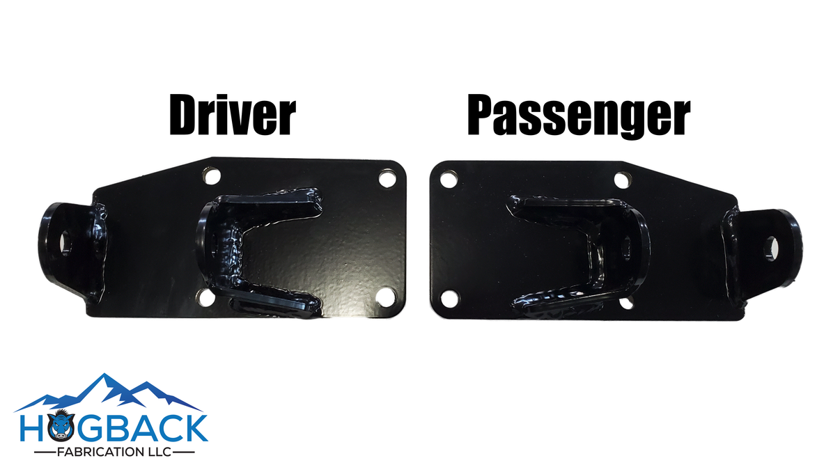 Gen 3&4 LS motor mount adapter brackets – hogbackfab